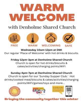 Warm Welcomes in Denholme - URC Yorkshire Synod